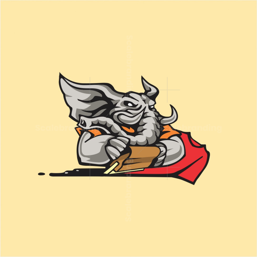 Screen Printing Elephant Logo