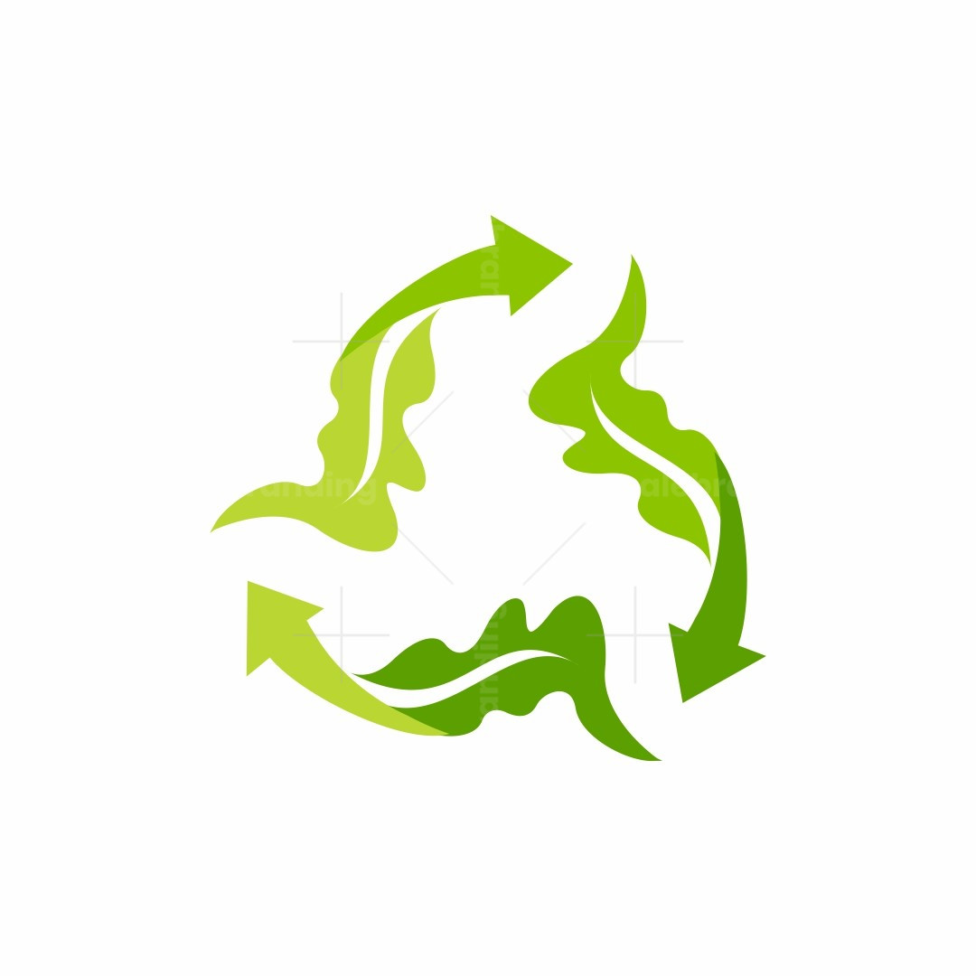 Seaweed recycling combination logo | Scalebranding
