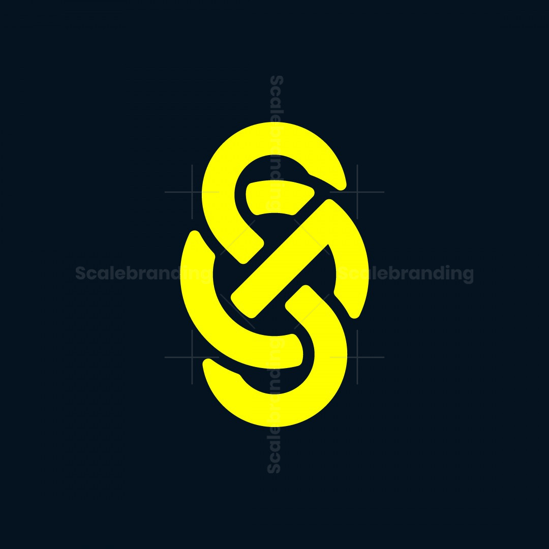 Letter SG Initial GS Infinity Lettermark Logo | Scalebranding