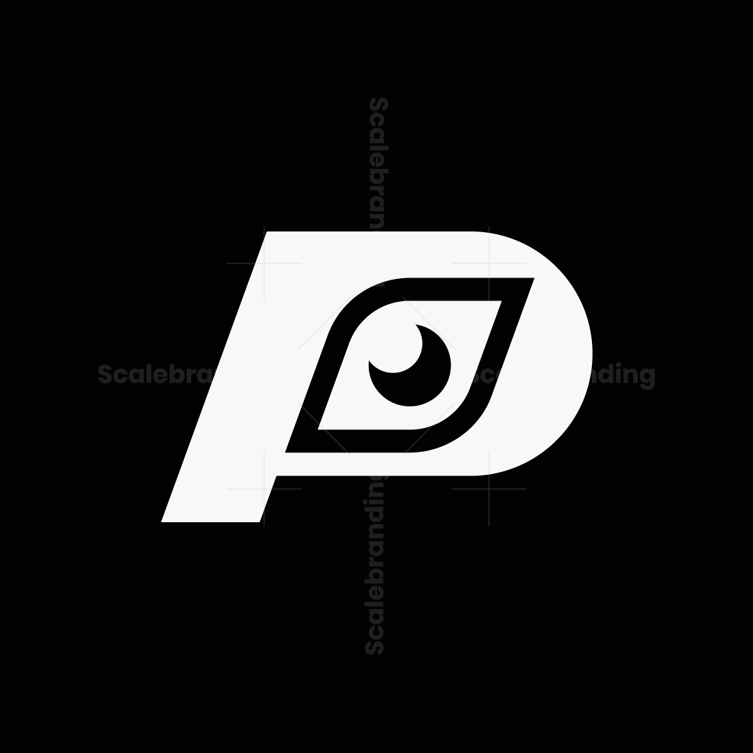 Sharp Eye P Letter Mark Logo | Scalebranding