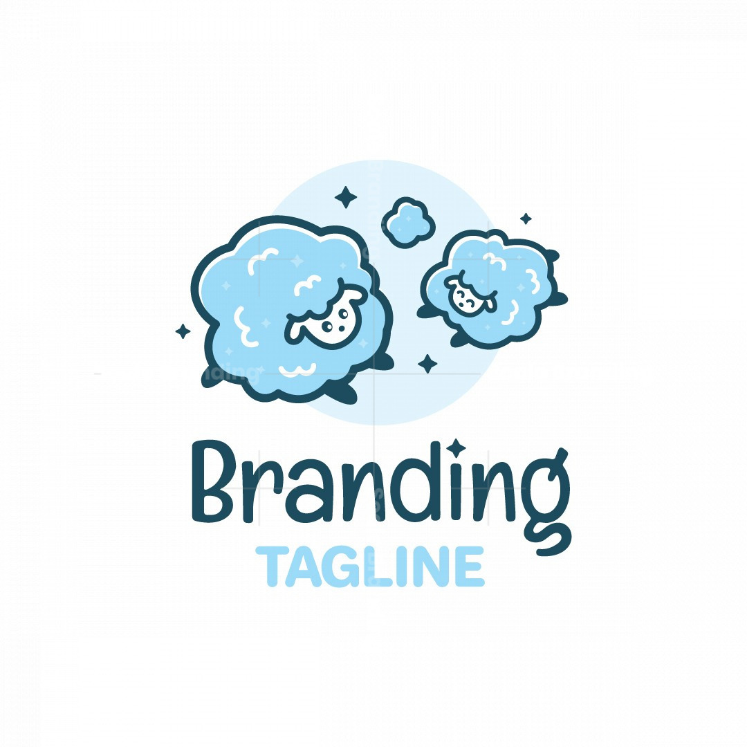 Sheep Clouds Logo | Scalebranding