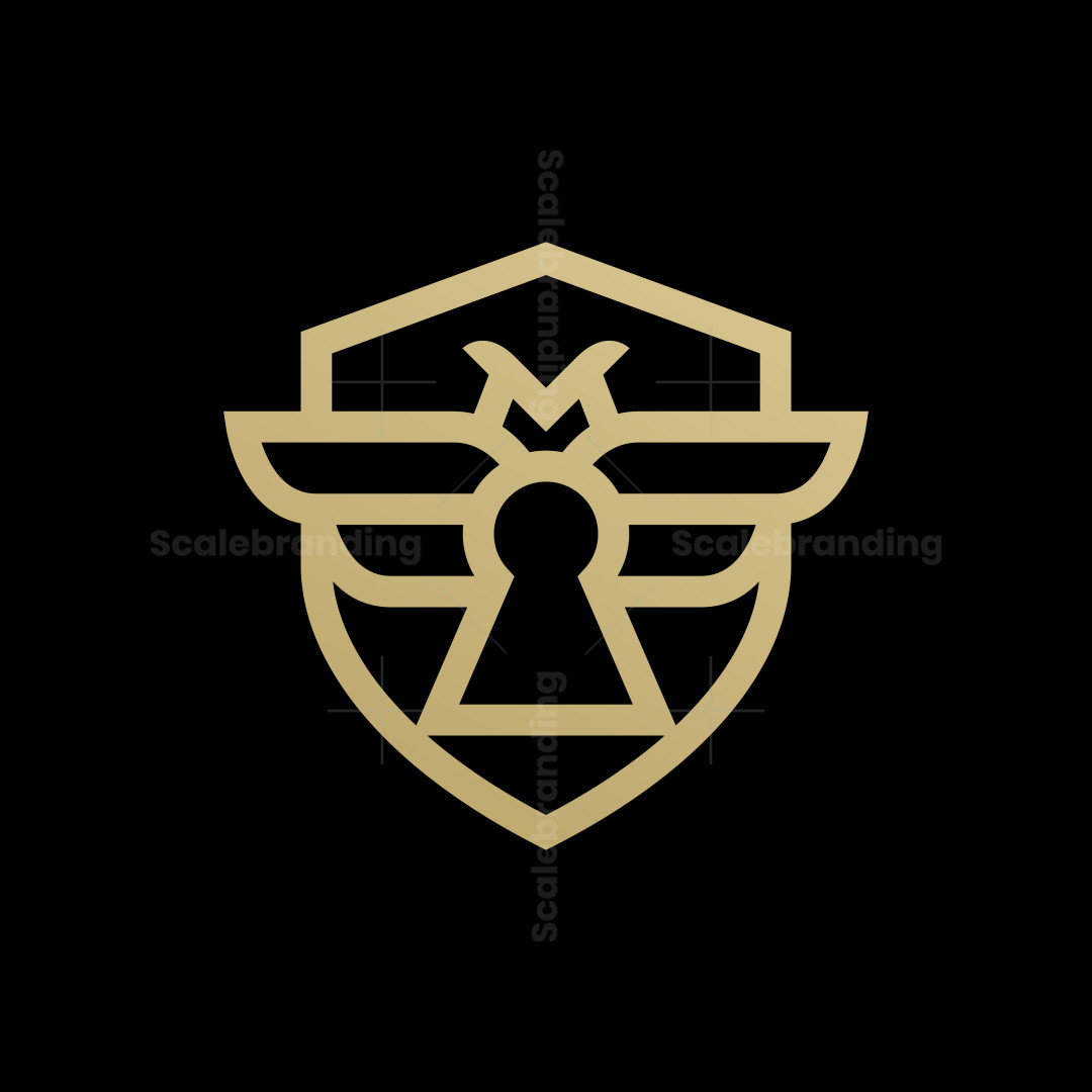 Bird Shield Logo Phoenix Bird Shield Logo Royalty Free Vector Image