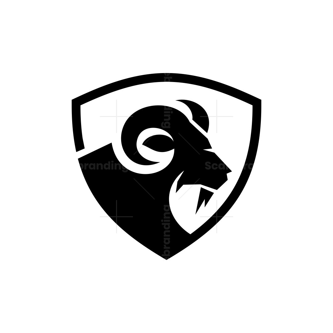 Shield Goat Ram Logo | Scalebranding
