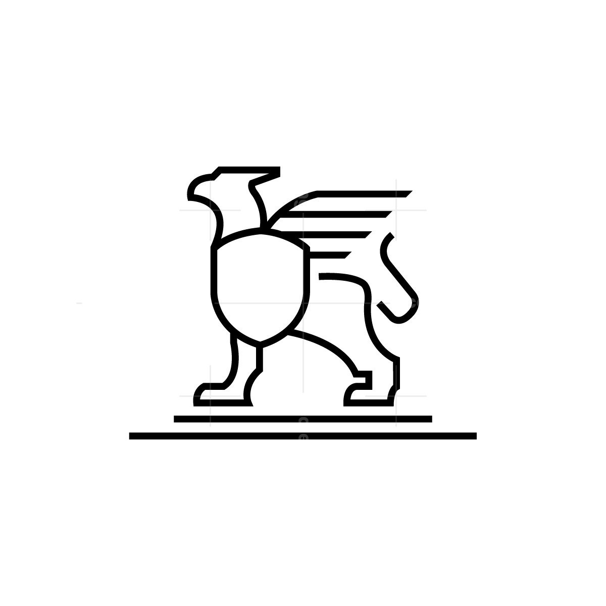 Shield Griffin Logo | Scalebranding