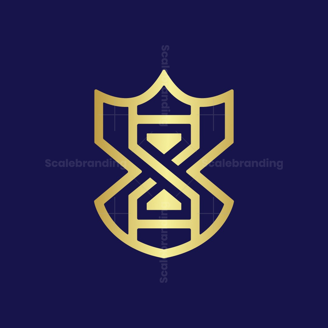 Shield hourglass logo | Scalebranding
