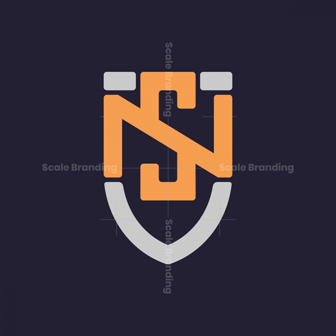 Shield Letter Ns Logo | Scalebranding