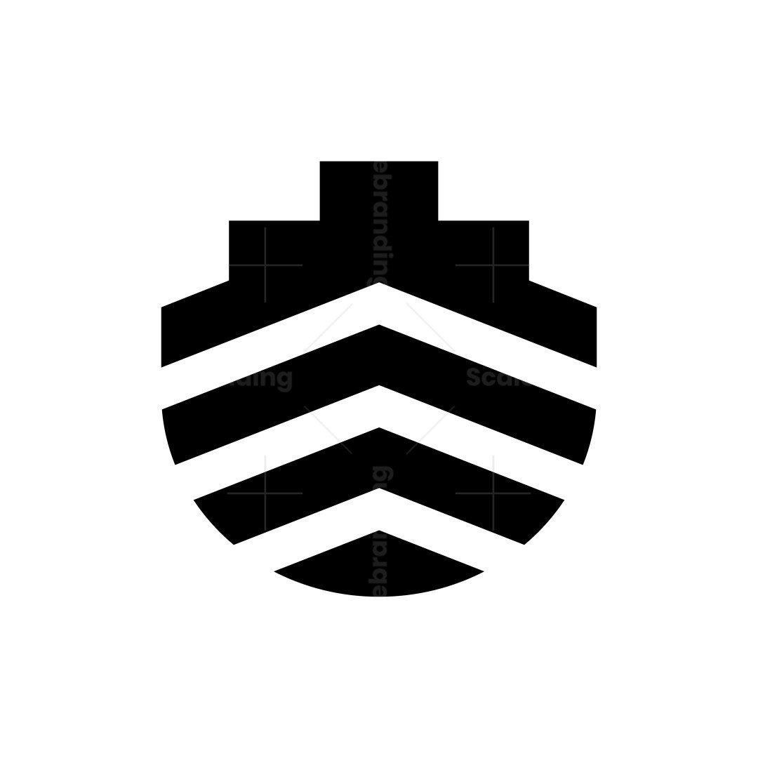 Ship Cargo Minimal Logo | Scalebranding