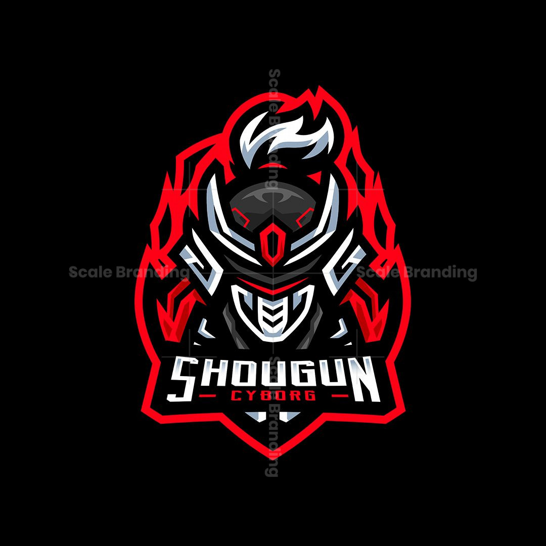 SHOGUN CYBORG MASCOT LOGO | Scalebranding