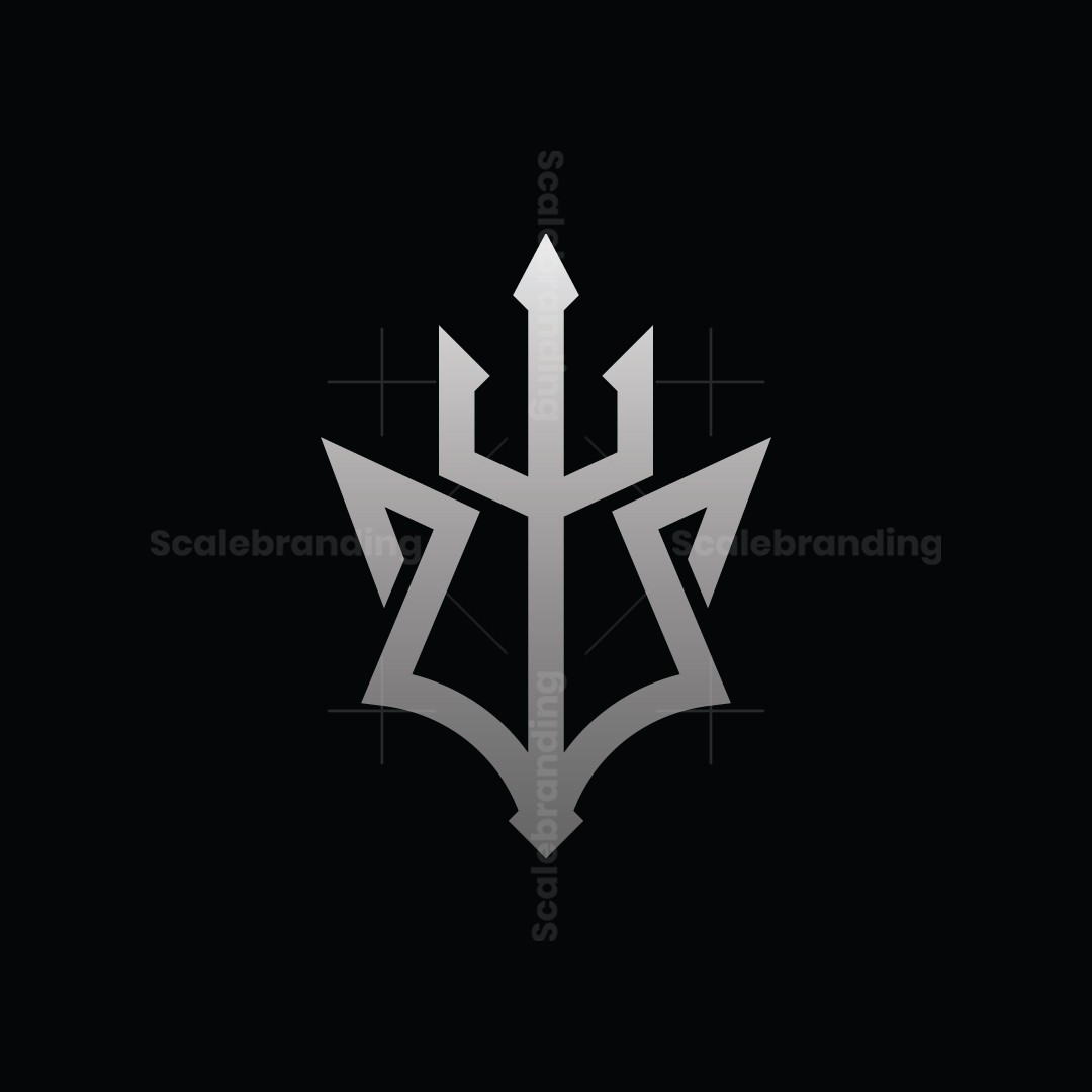 Silver Fox Trident Logo | Scalebranding
