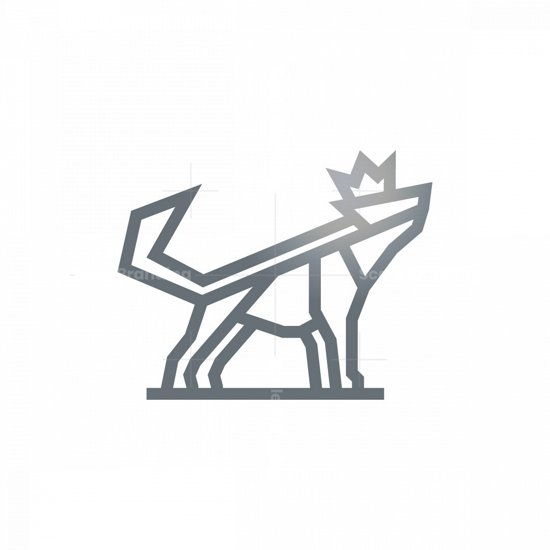 Wolfpack Logo Howling Wolf Logo Silver King Wolf Logo | Scalebranding