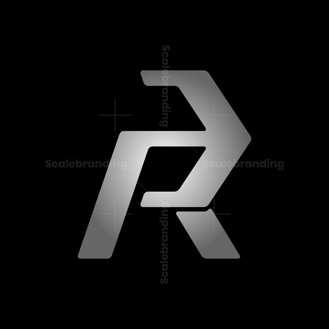 Silver R arrow logo | Scalebranding