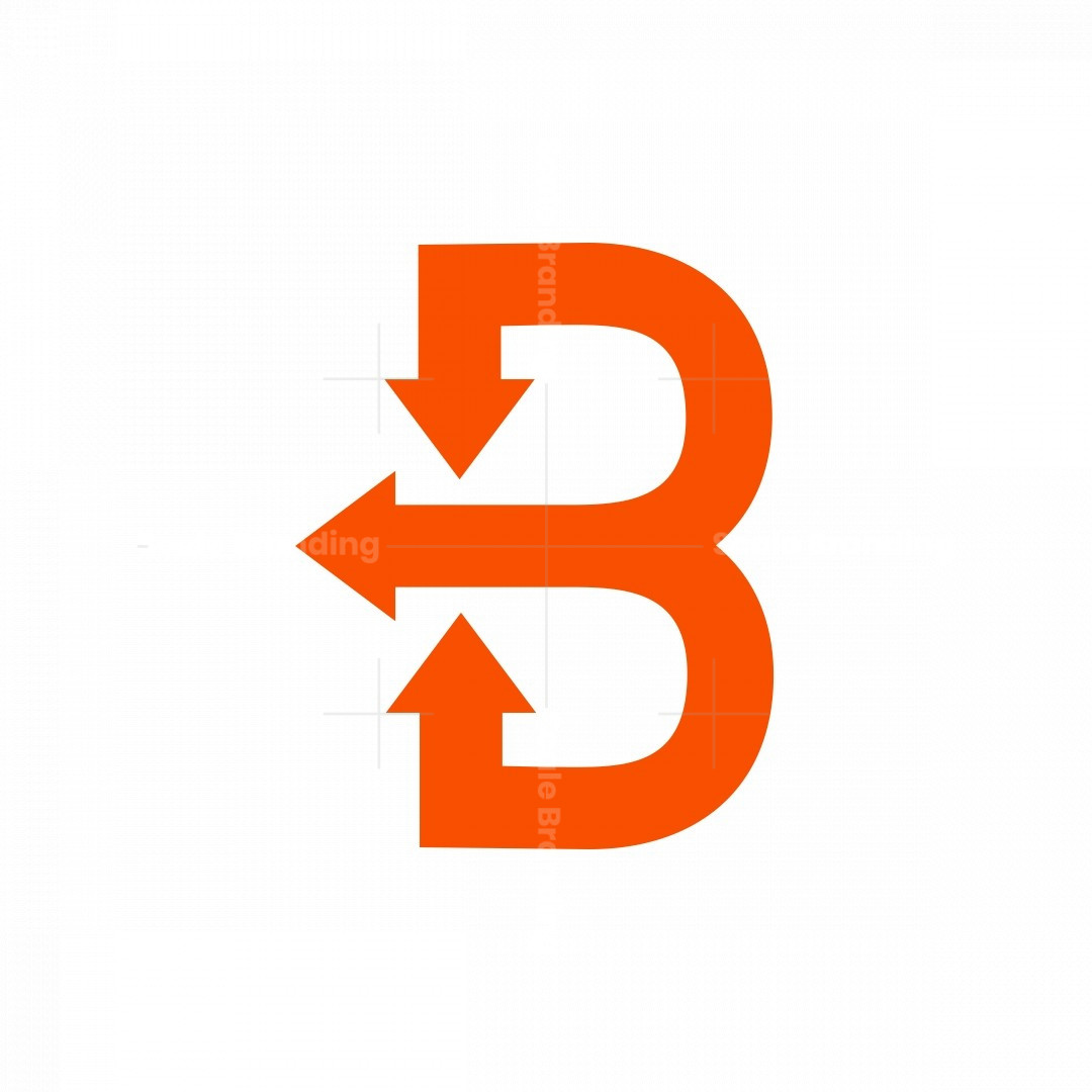 simple b and arrow logo | Scalebranding