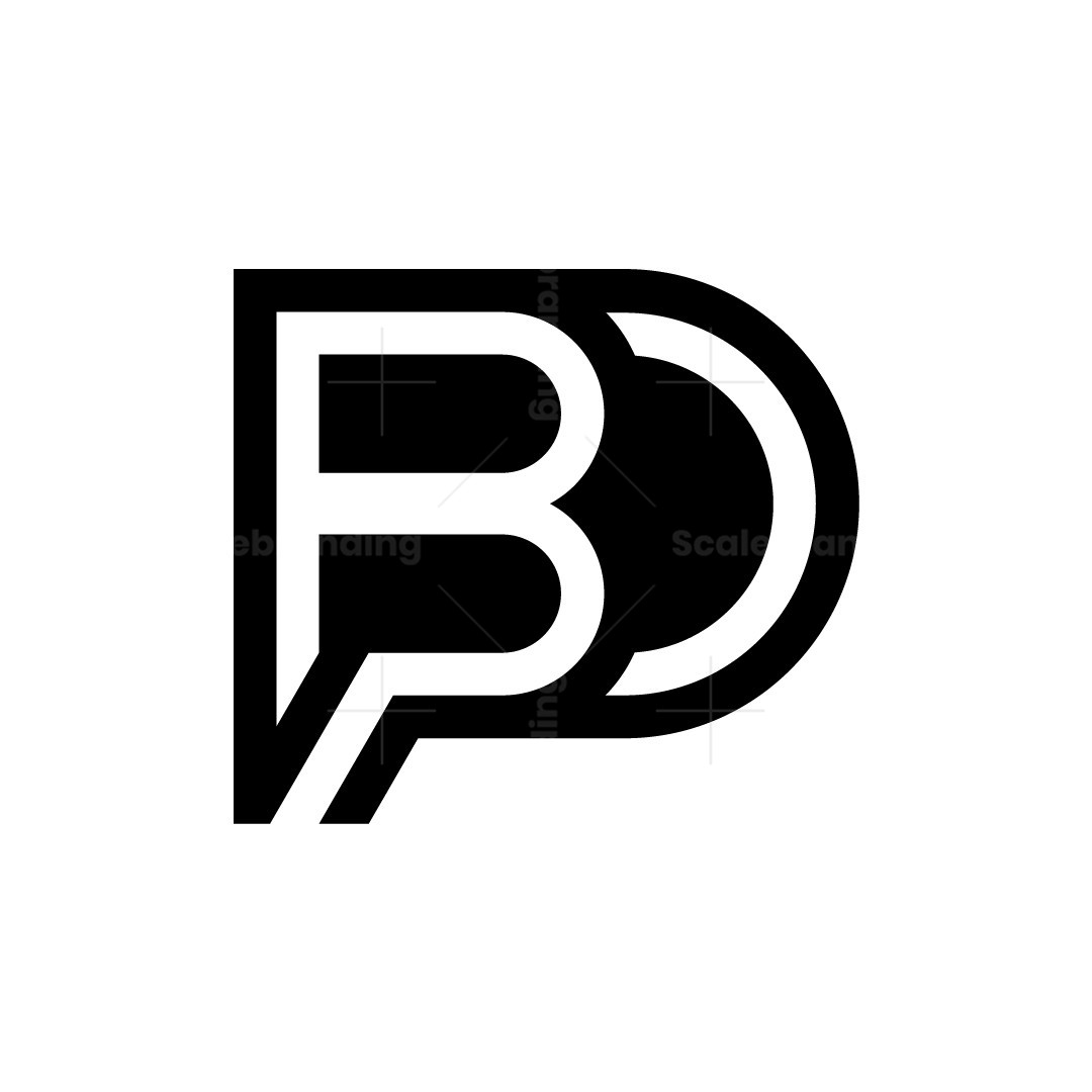 Simple BP or PB Monogram Logo | Scalebranding