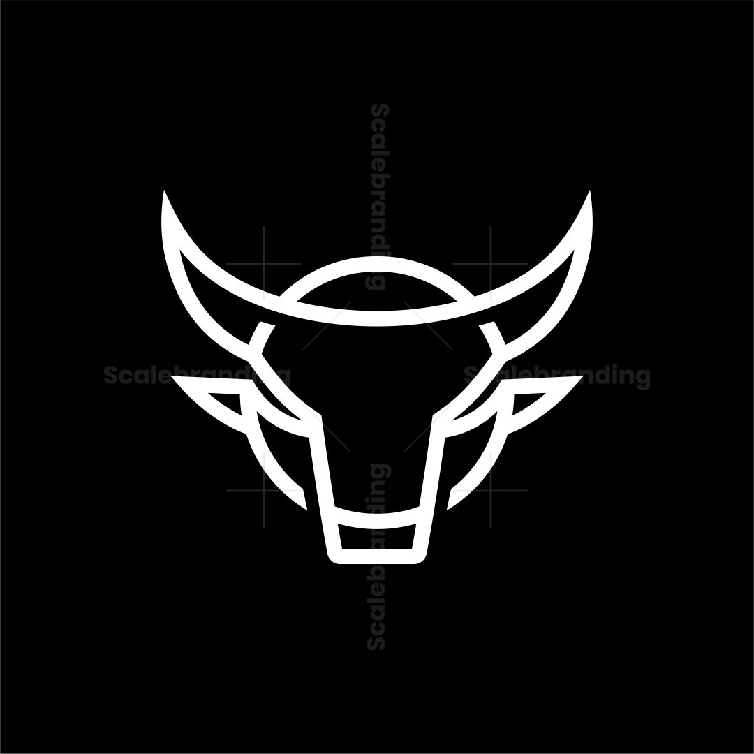 Simple Bull Head Logo | Scalebranding