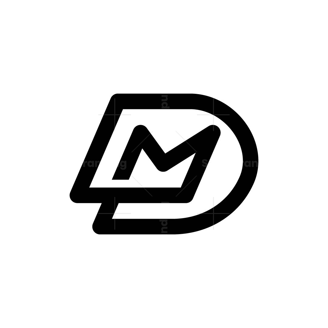 Simple Dm Or Md Logo | Scalebranding