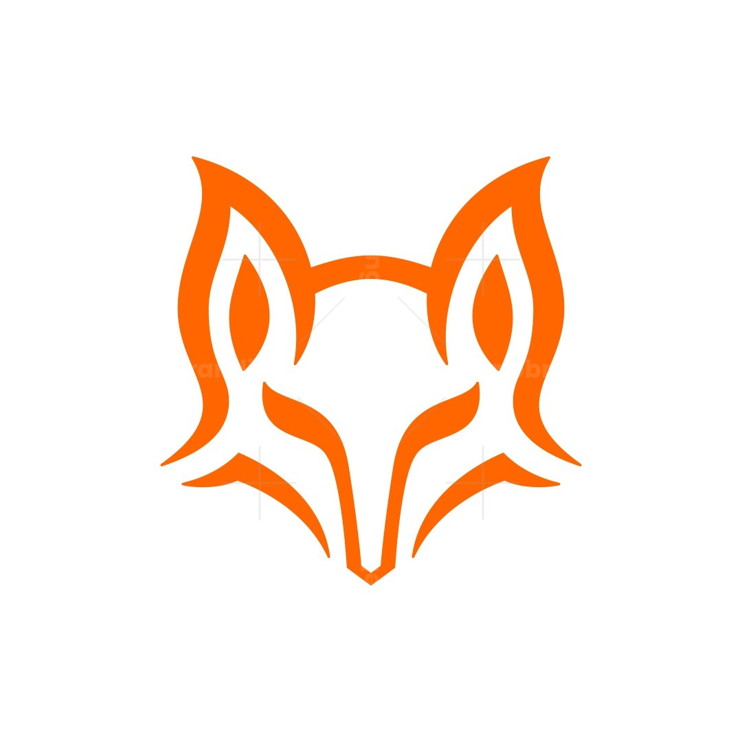 Simple Fox Face Logo | Scalebranding