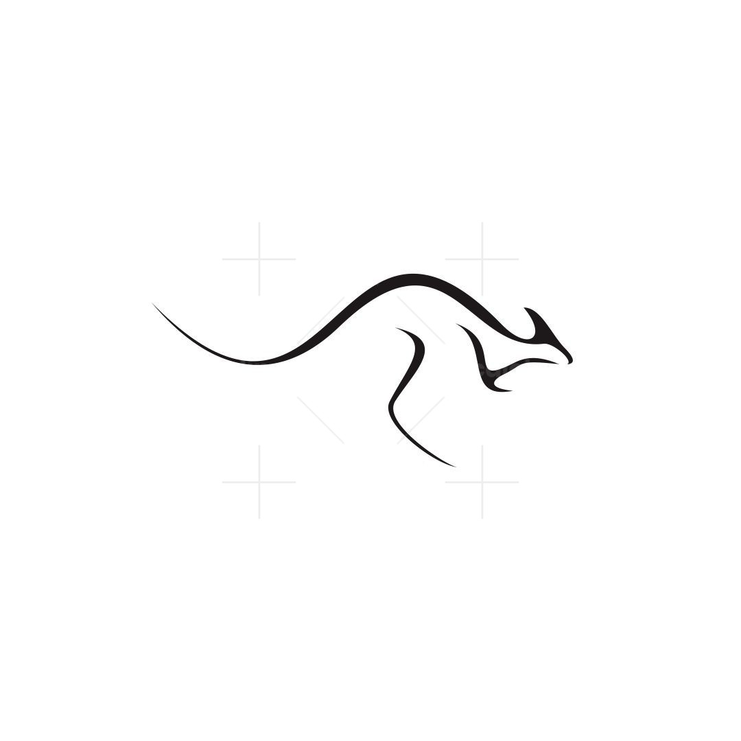 Simple Kangaroo Logo | Scalebranding