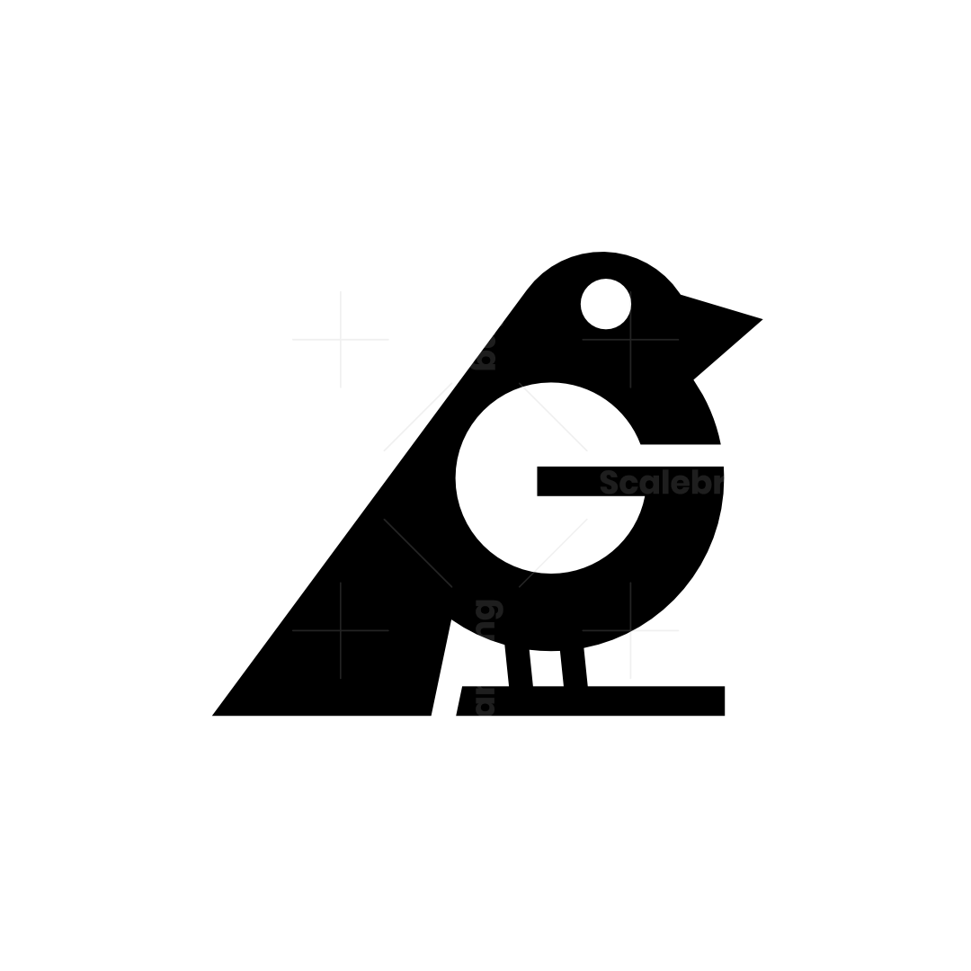 Simple letter G bird logo | Scalebranding