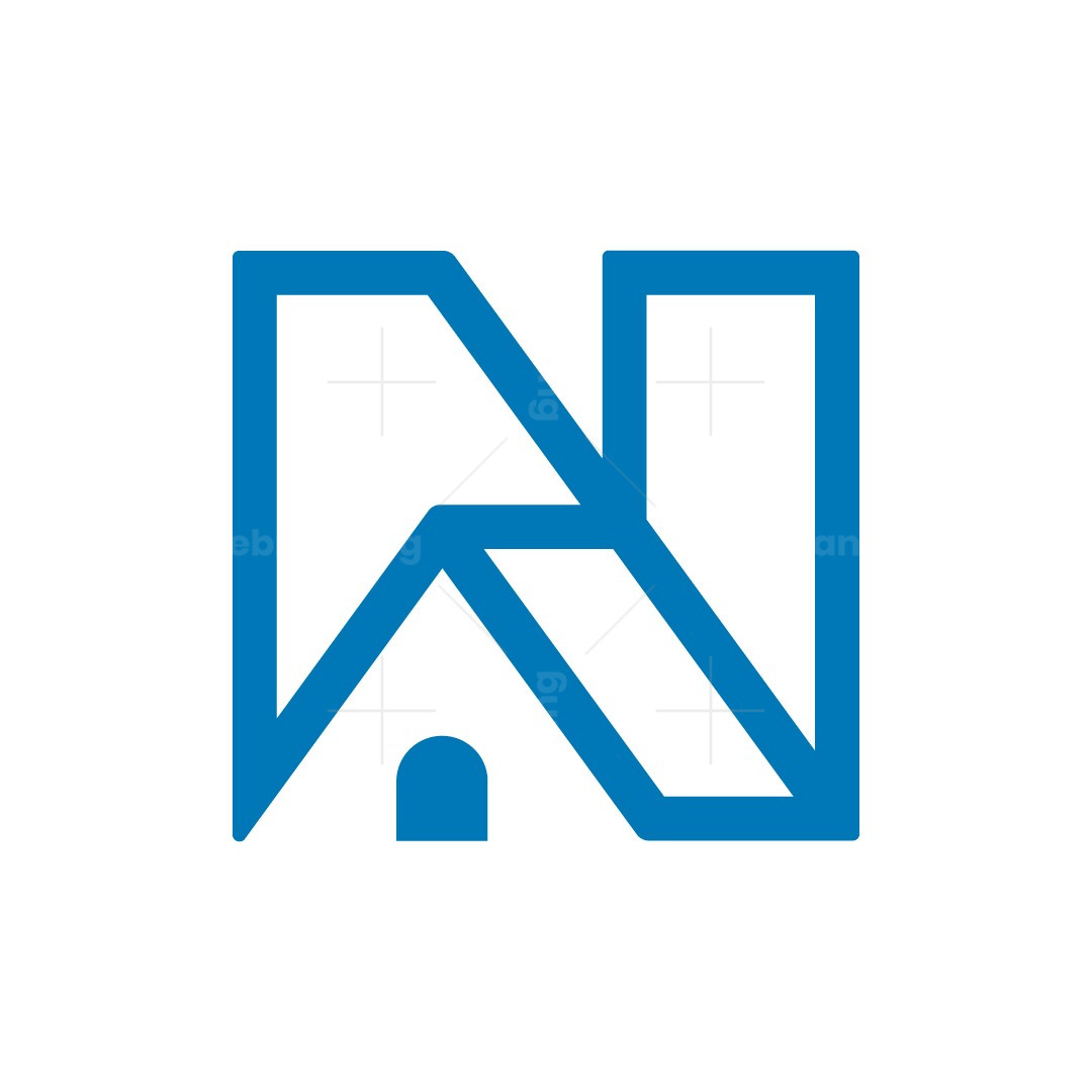 Simple Letter N With House Logo | Scalebranding