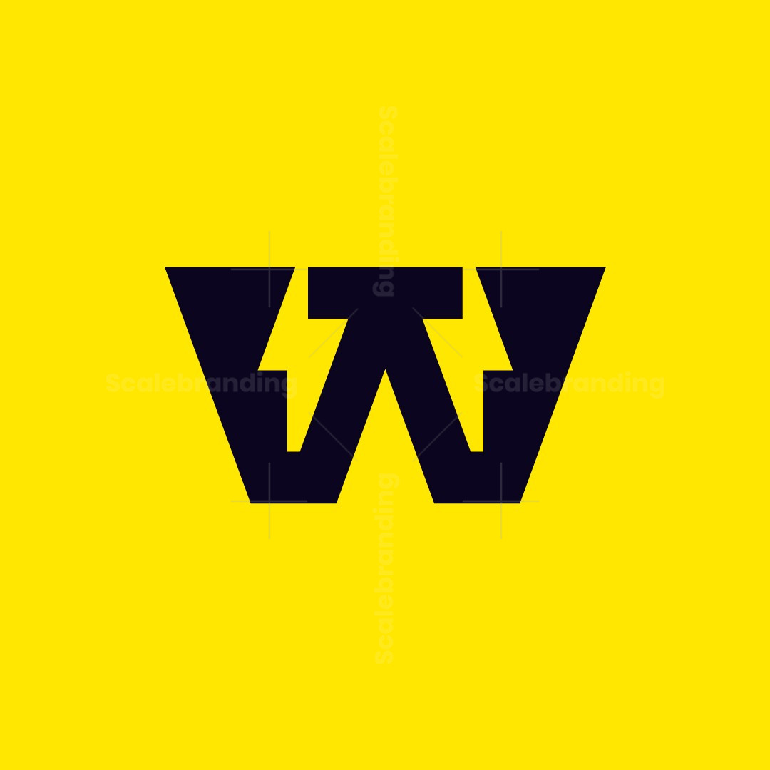 Simple Letter W Lightning Logo | Scalebranding