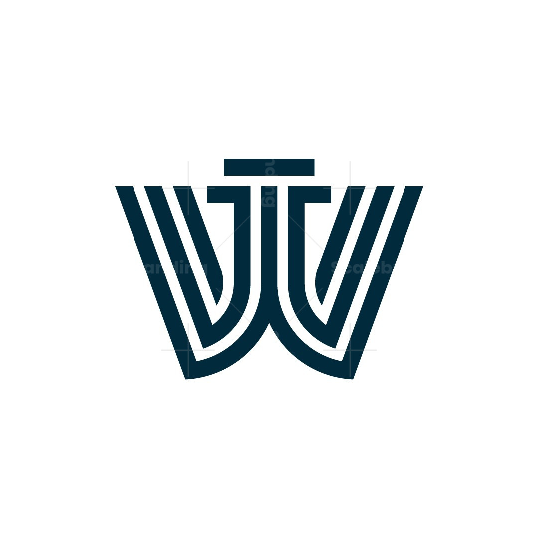 Simple Letter W Pillar Logo | Scalebranding