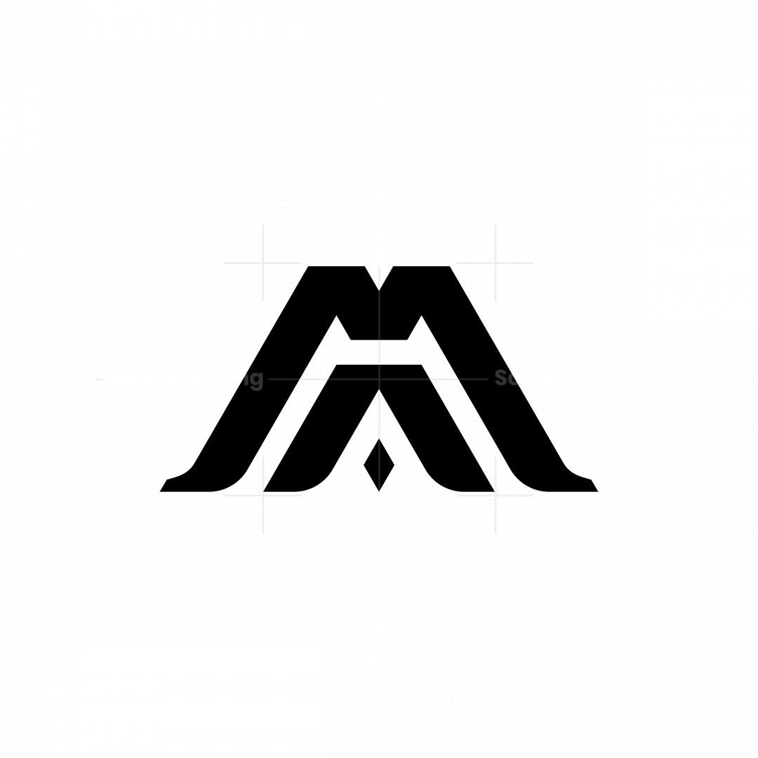 Simple MA Monogram Logo | Scalebranding