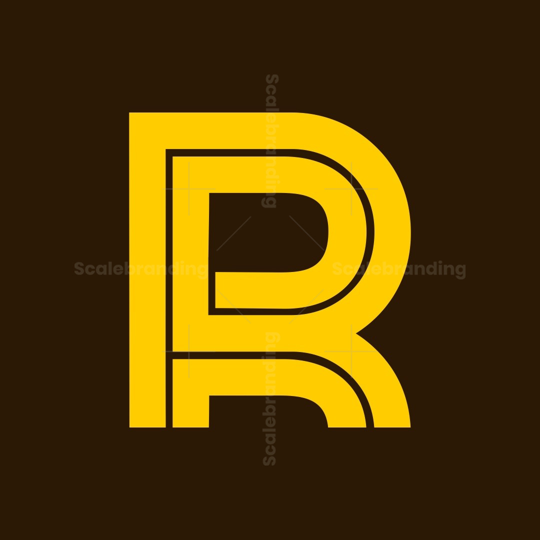 simple modern R logo | Scalebranding