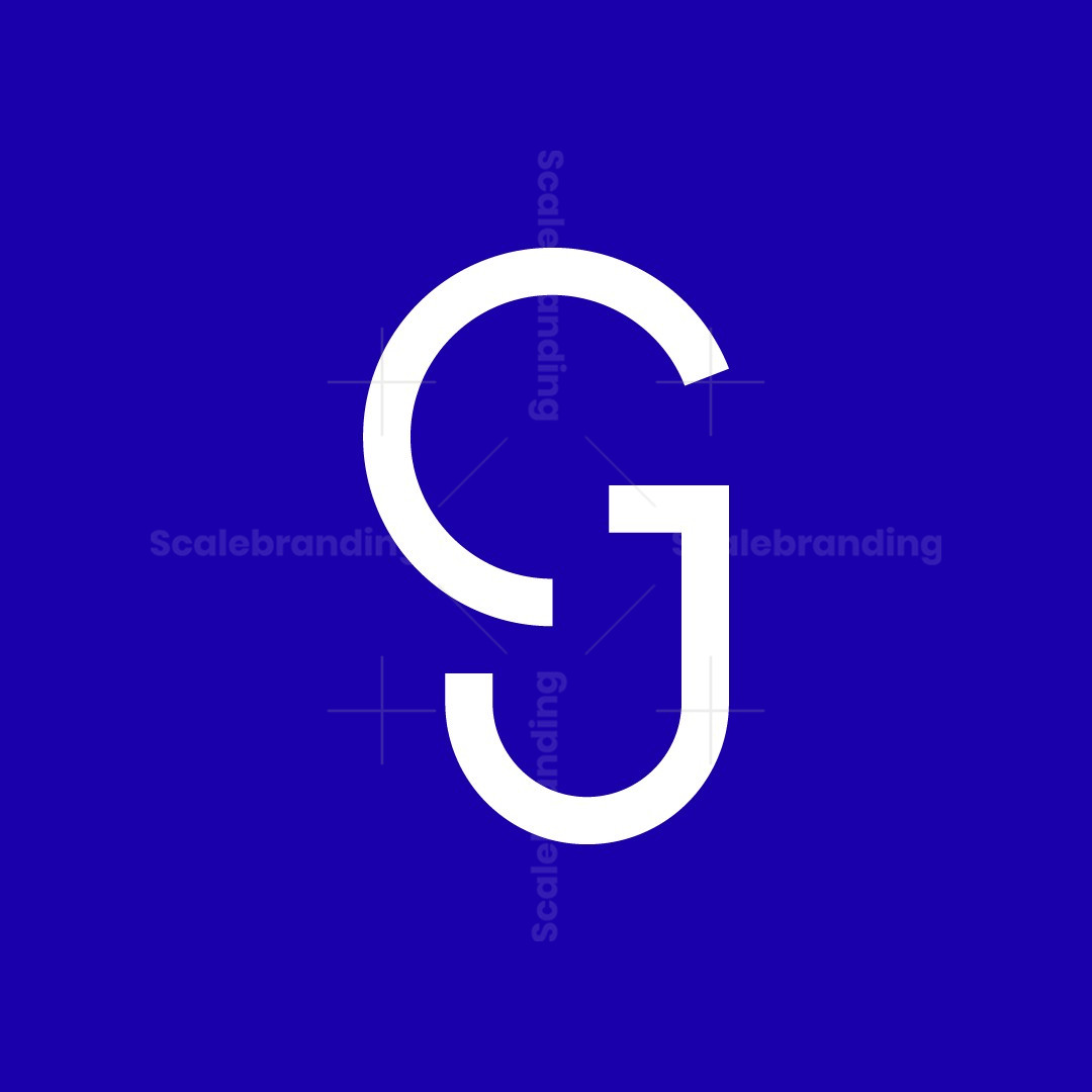 Simple Monogram GJ CJ Logo | Scalebranding
