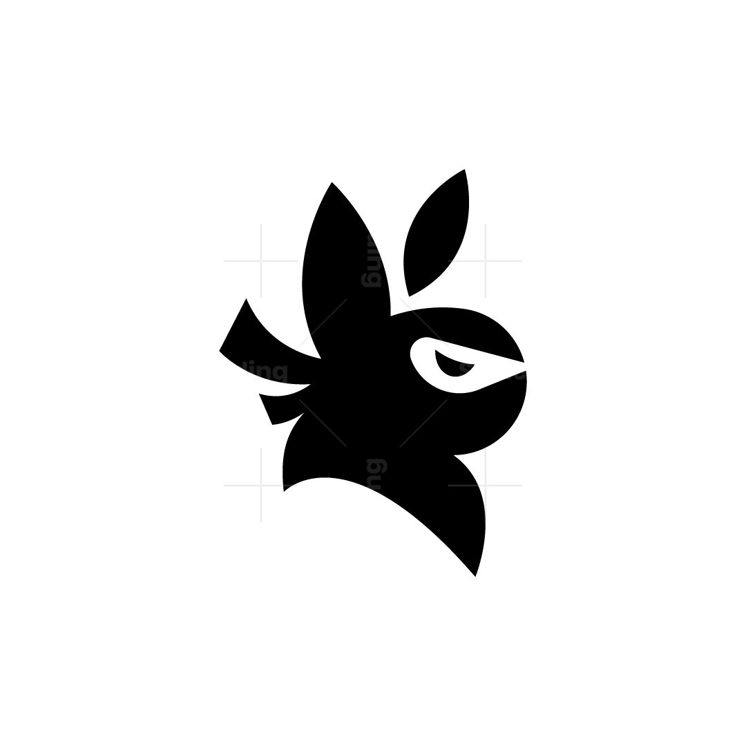 Simple Ninja Rabbit Logo | Scalebranding