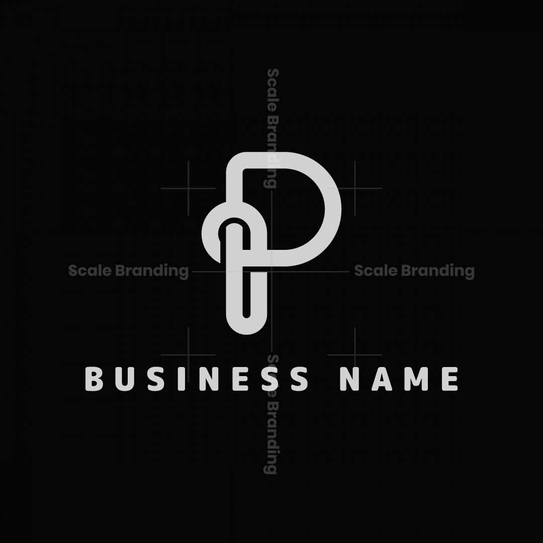 Simple P Knot Logo | Scalebranding