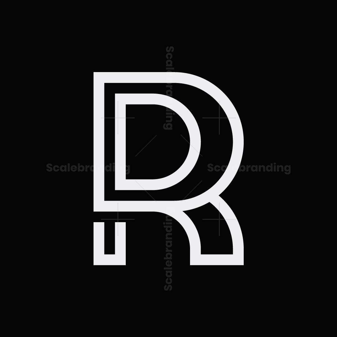 Simple R DR Logo | Scalebranding