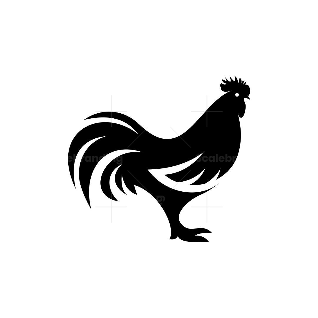 Simple Rooster Logo | Scalebranding