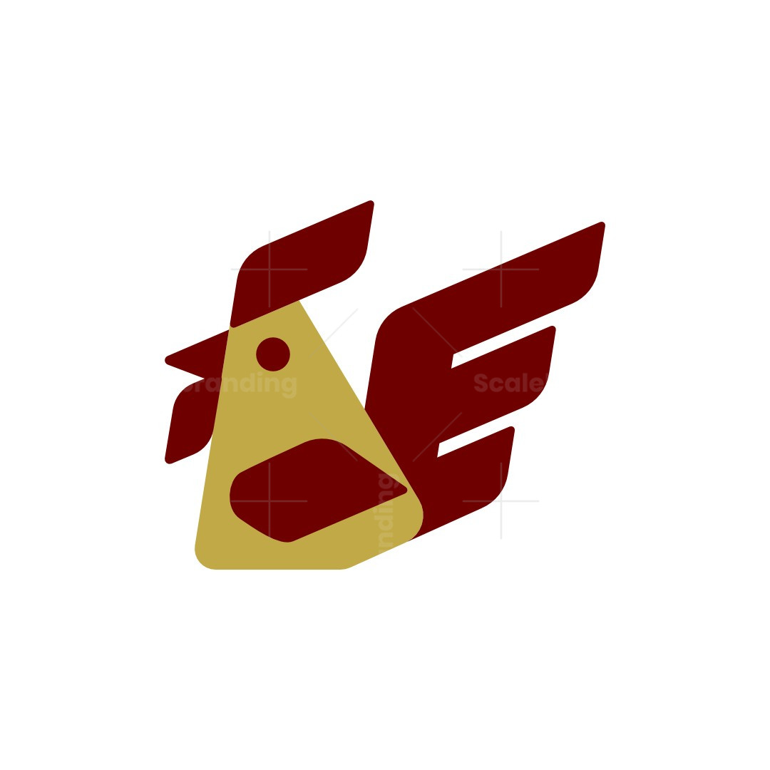 Simple Rooster Logo | Scalebranding