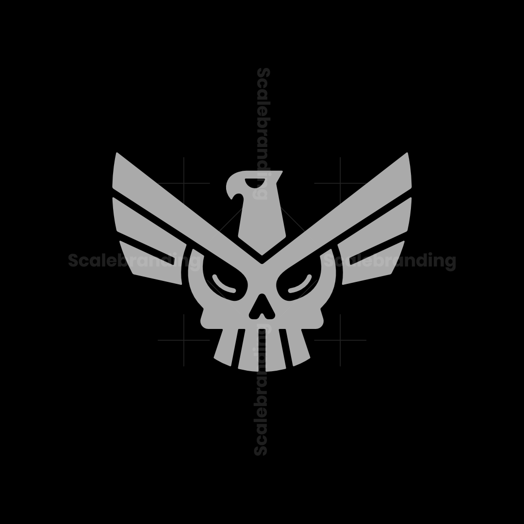 Simple skull and eagle logo | Scalebranding