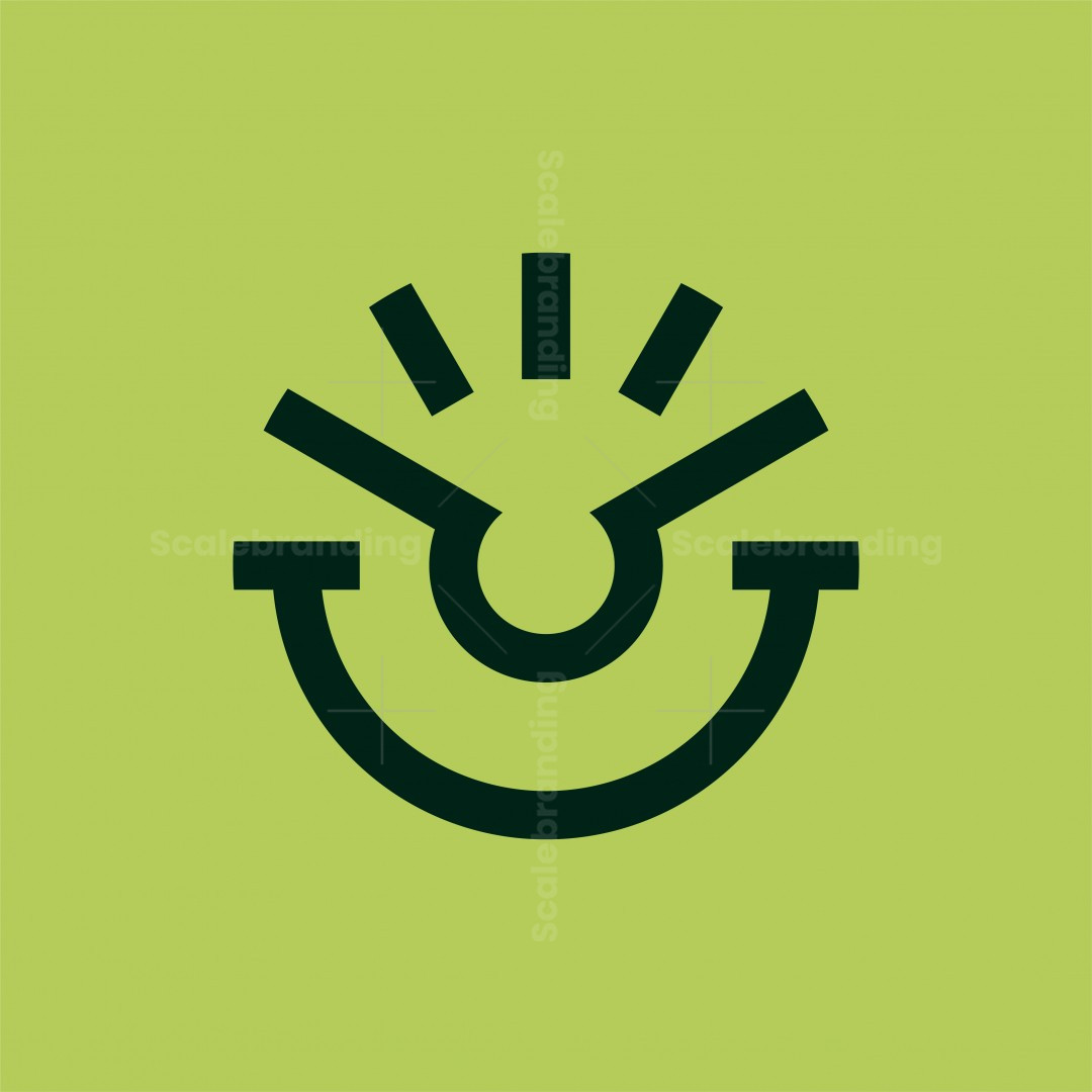 Simple Smiley Man Logo | Scalebranding
