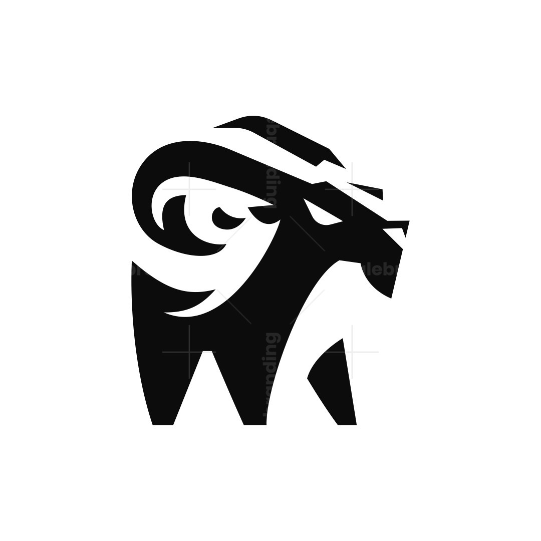 Simple Stylish Goat Logo | Scalebranding