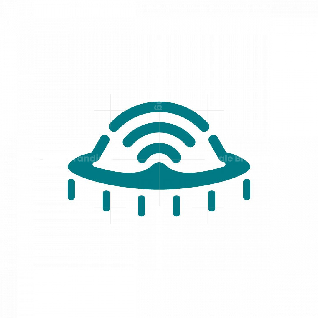 Simple Wifi Ufo Logo | Scalebranding