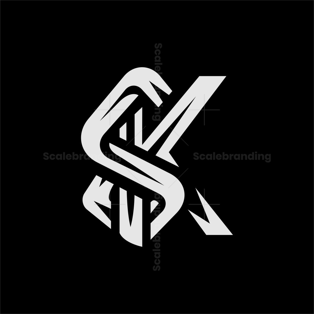 SK Letter Logo | Scalebranding