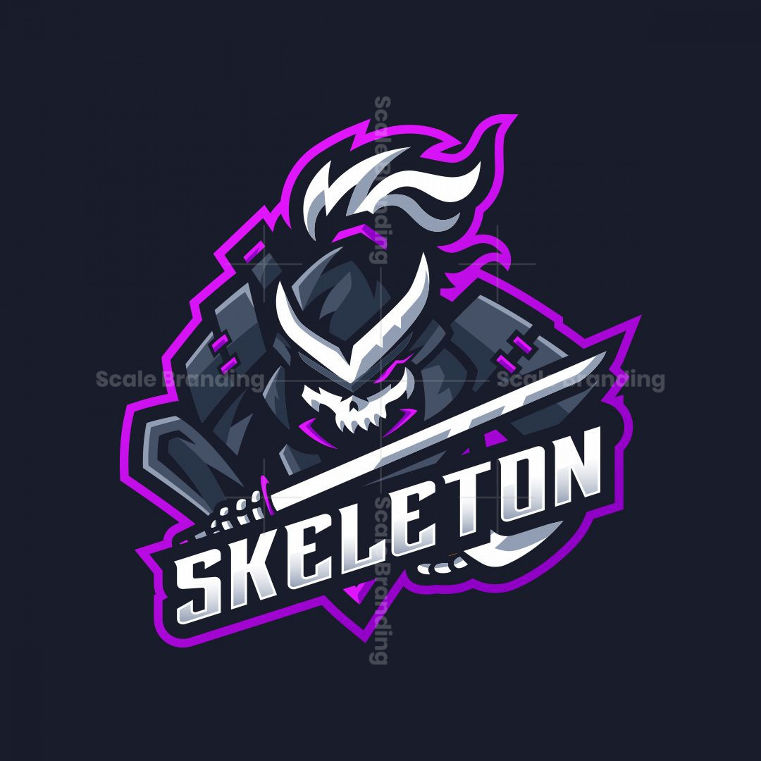 Skeleton Mascot Logo | Scalebranding