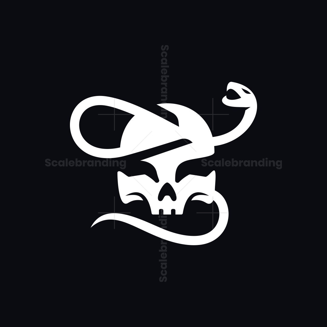 Skull and Snake Logo | Scalebranding