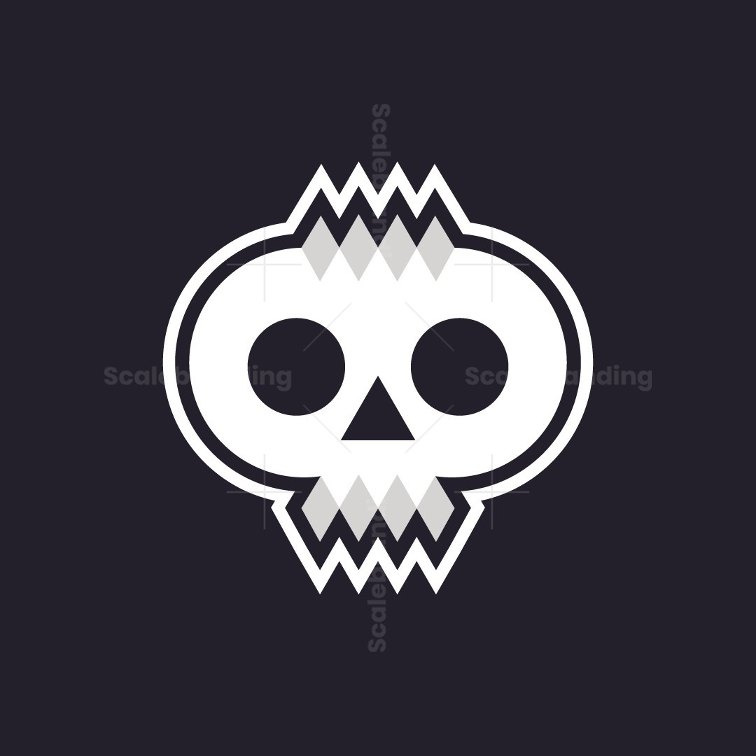 Skull Head Modern Logo | Scalebranding