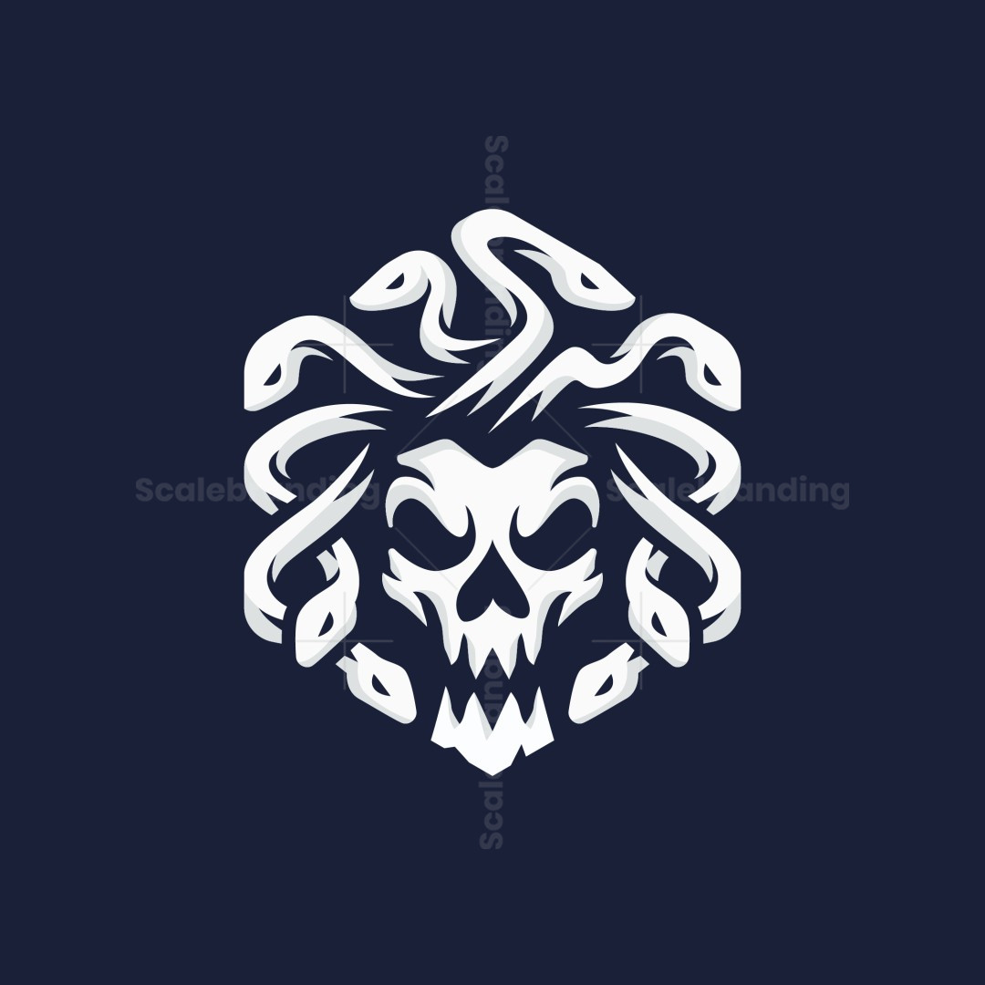 Skurker Og Slott Medusa Logo Medusa Esport Mascot Logo By Visink