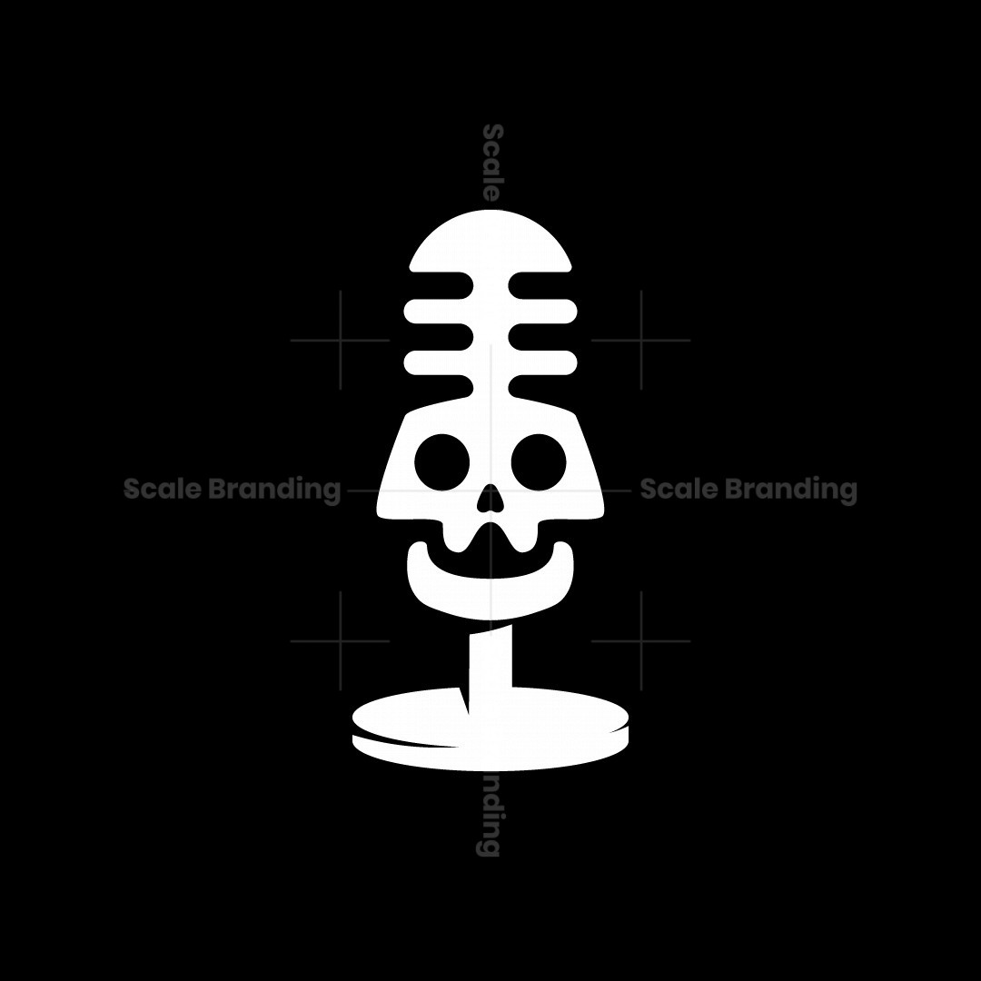 Skull Mic Logo | Scalebranding