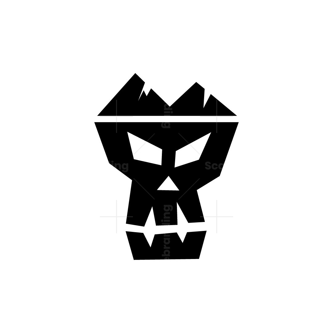 Skull Mountain Logo | Scalebranding