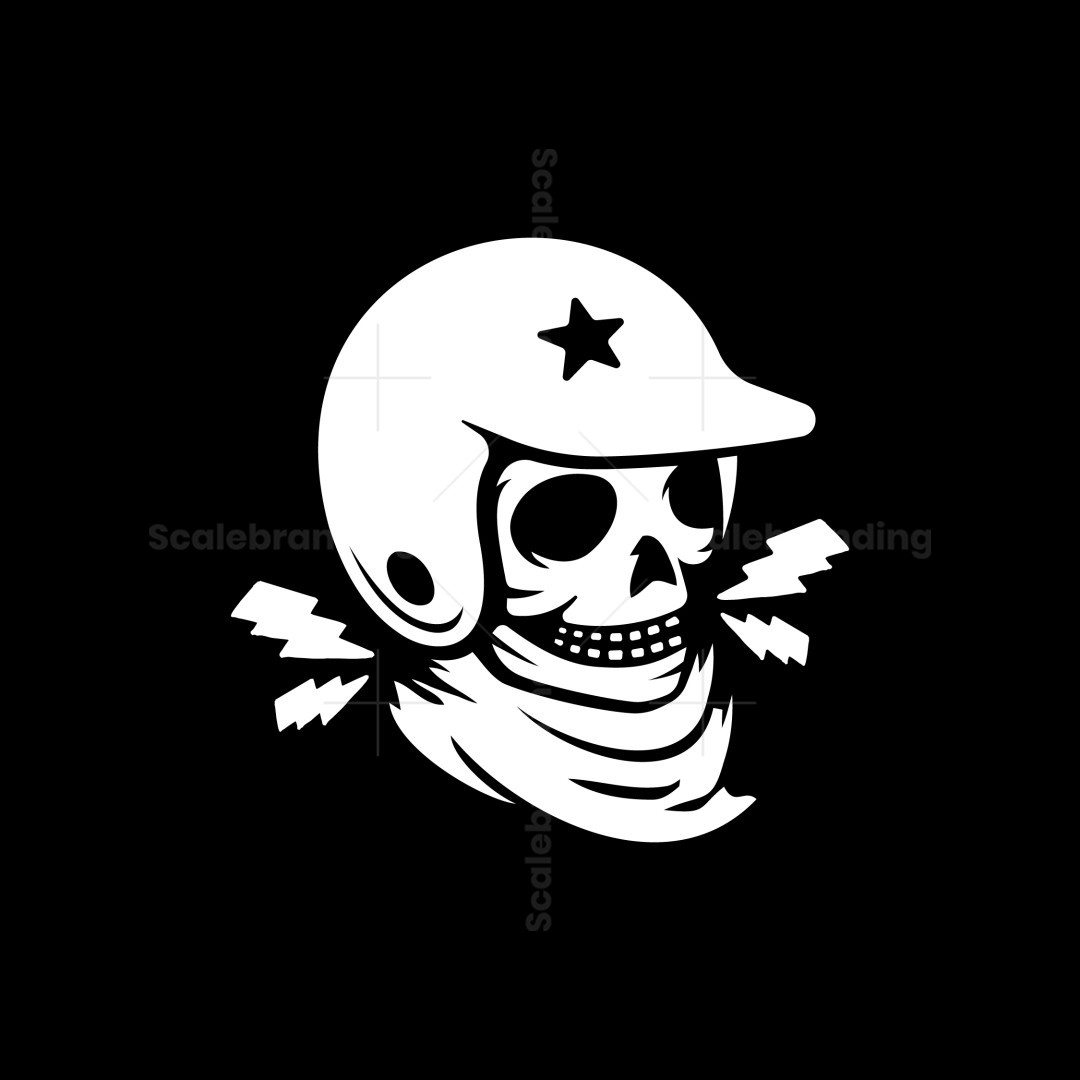 Lightning Skull Highway Racer Logo | Scalebranding