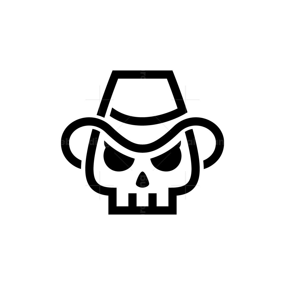 Skull with a Hat Logo | Scalebranding