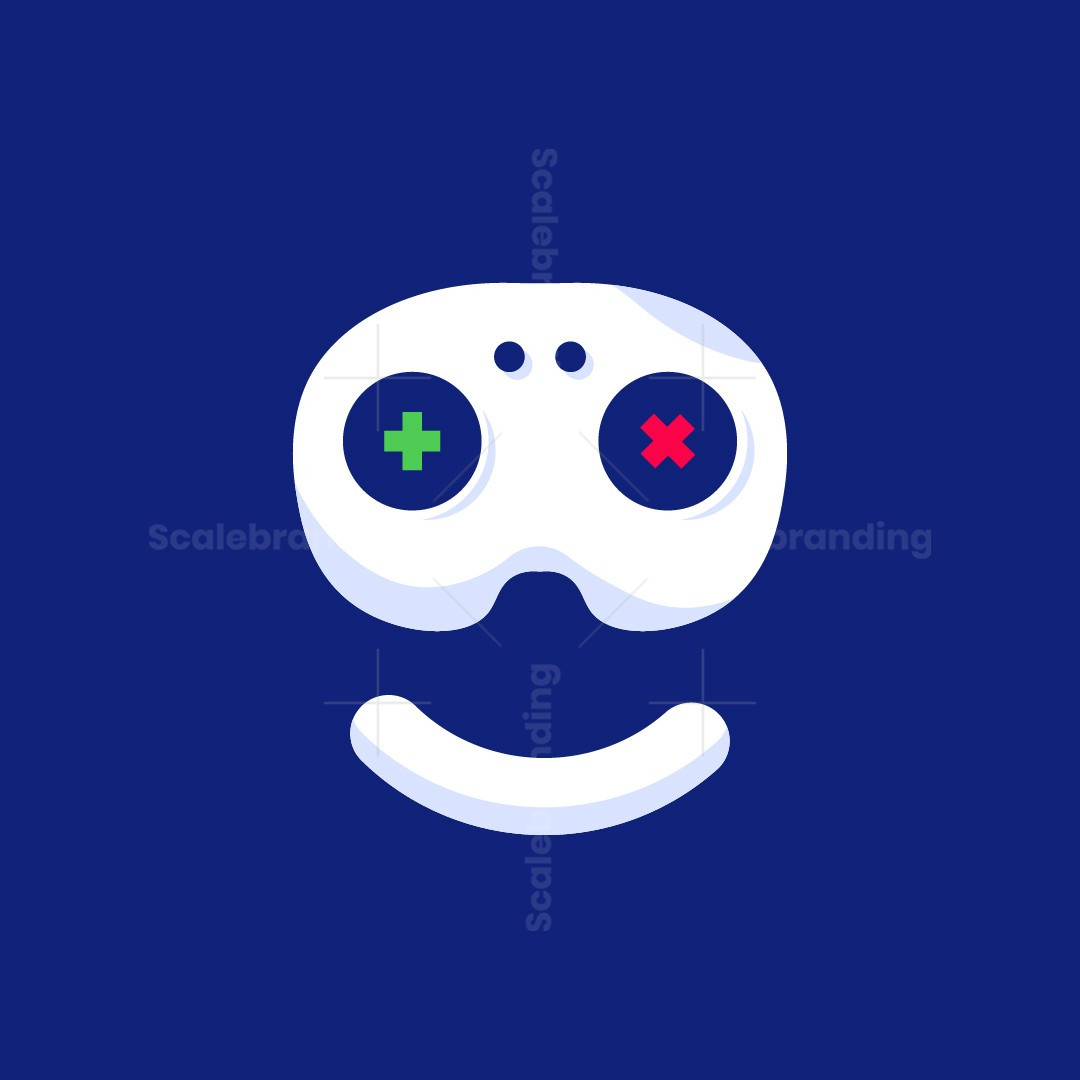 Smile Game Pad Logo | Scalebranding