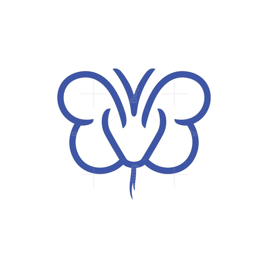 Snake And Butterfly Logo | Scalebranding