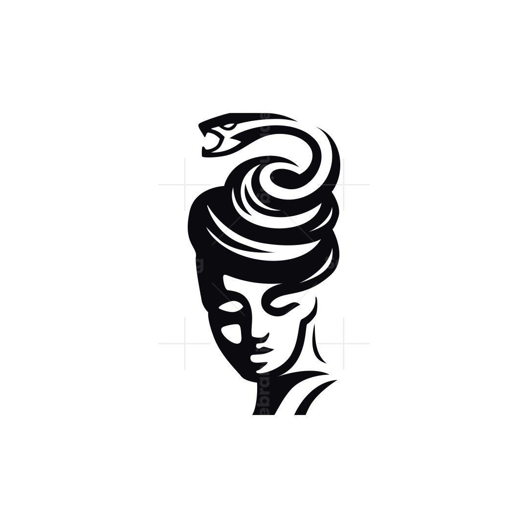 Snake Hair Women Logo | Scalebranding