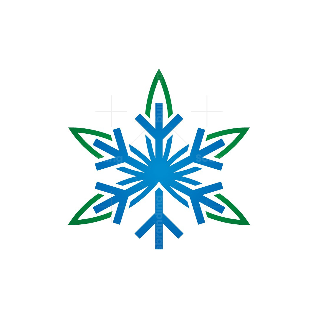 Snowflake Logo Snowflake Cannabis Logo | Scalebranding